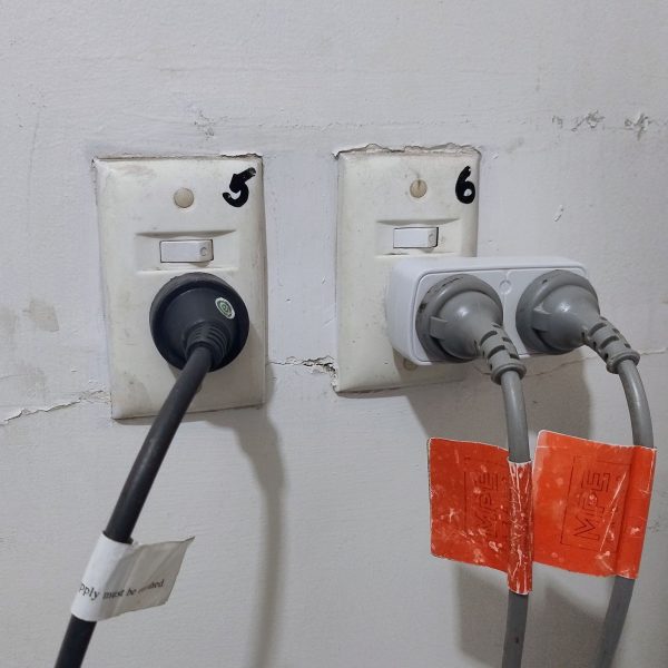 Safely using Power Boards, Extension Cords, and Double Adaptors